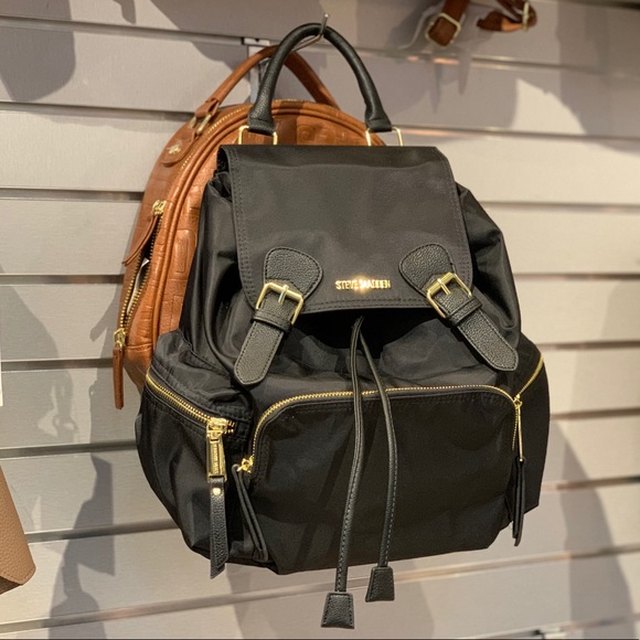 Steve Madden | Bags | Steve Madden Black Backpack | Poshmark